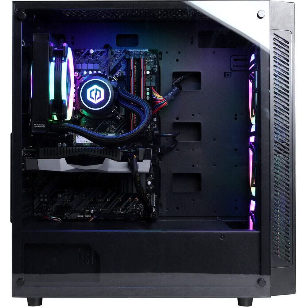 CyberpowerPC Gamer Supreme Liquid Cool Gaming Desktop Computer, Intel Core i9-12900KF 3.2GHz, 16GB RAM, 1TB SSD + 2TB HDD, NVIDIA GeForce RTX 3070 8GB, Windows 11 Home
