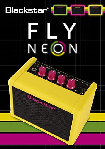 Blackstar Fly 3, 2 Electric Guitar Mini Amplifier, Neon Yellow (FLY3NSEYL)