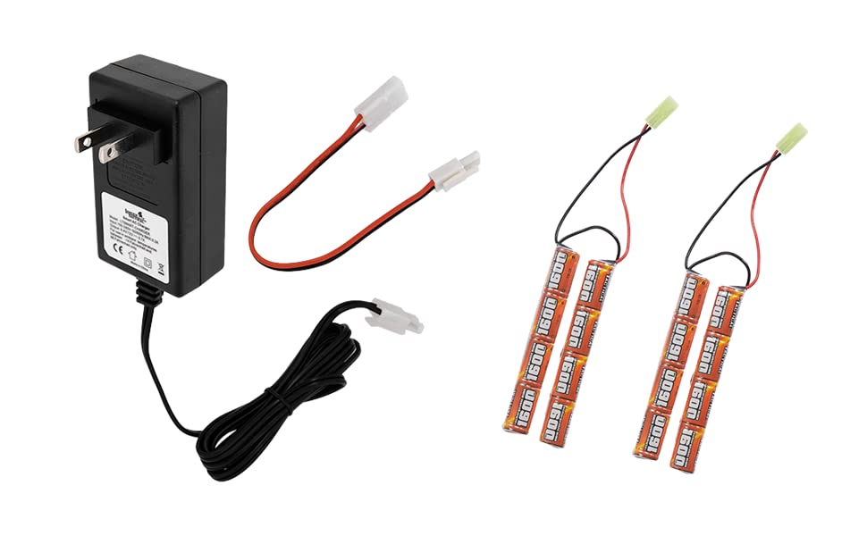 Lancer Tactical Smart Charger Battery Combo