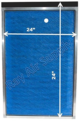 RAYAIR SUPPLY 24x24 Dynamic Air Cleaner Replacement Filter Pads 24x24 Refills (3 Pack)