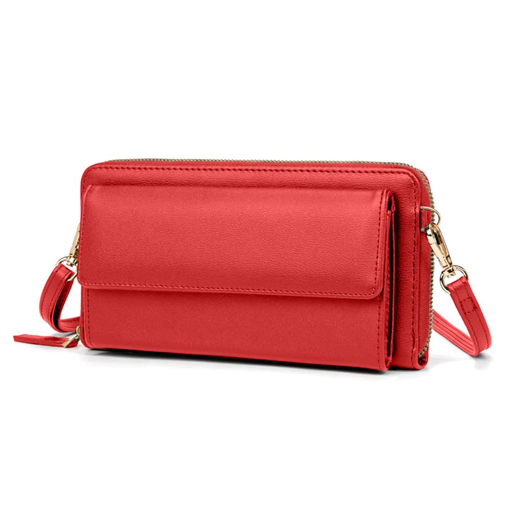 Women Large Touch Screen Crossbody Phone Purse cellphone Bag with 2 strapsā¦