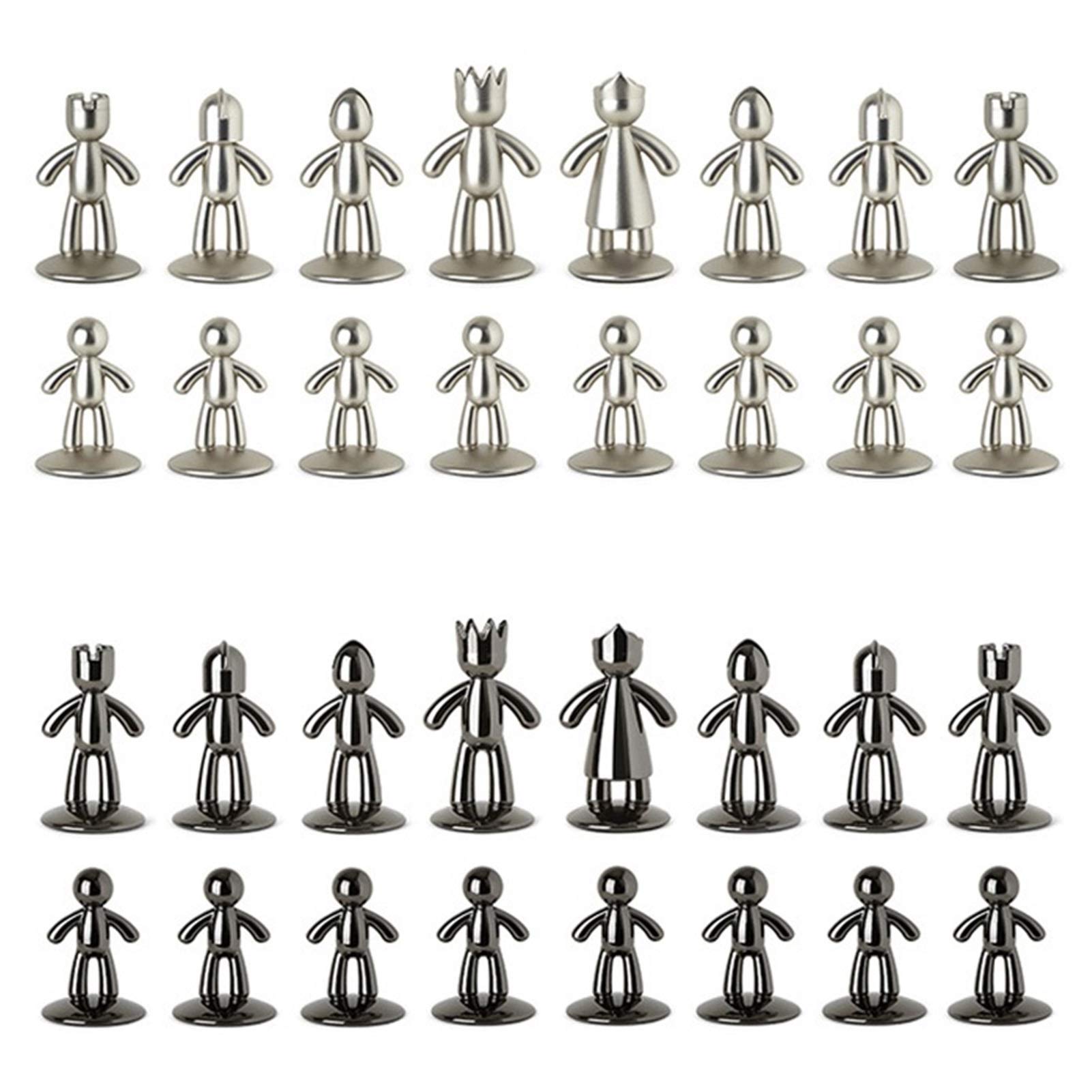 Chess Decoration Wooden Chess Board Metal Chess Piece Living Room Home Decoration Decoration Gift