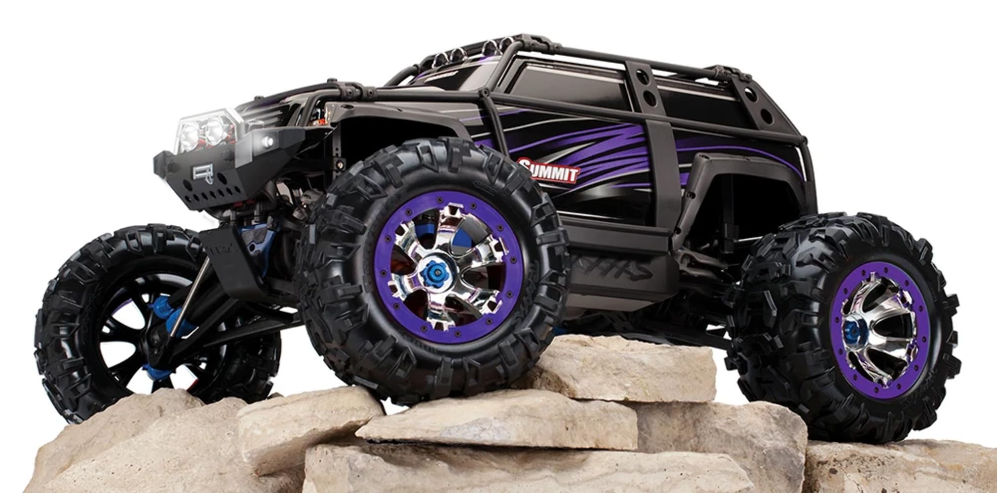 Traxxas Summit: 1/10 Scale 4WD Electric Extreme Terrain Monster Truck with TQi Link Enabled 2.4GHz Radio System