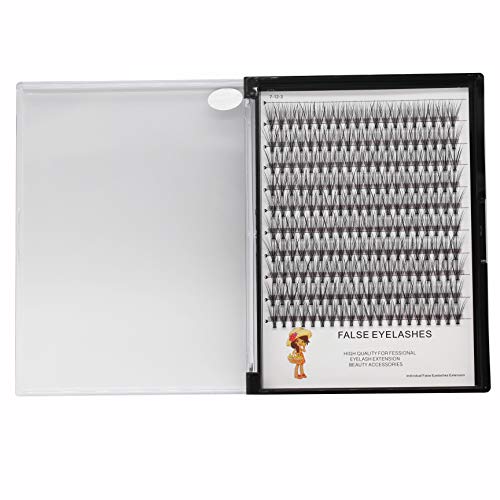Bodermincer 20D 8-20mm To Choose 8-10-12-14mm MIX/14-16-18-20mm MIX rofessional Makeup Individual Cluster Eyelashes Grafting Fake False Eyelashes Eyelash Extension Individual Eyelash Bunche (20D-12mm)