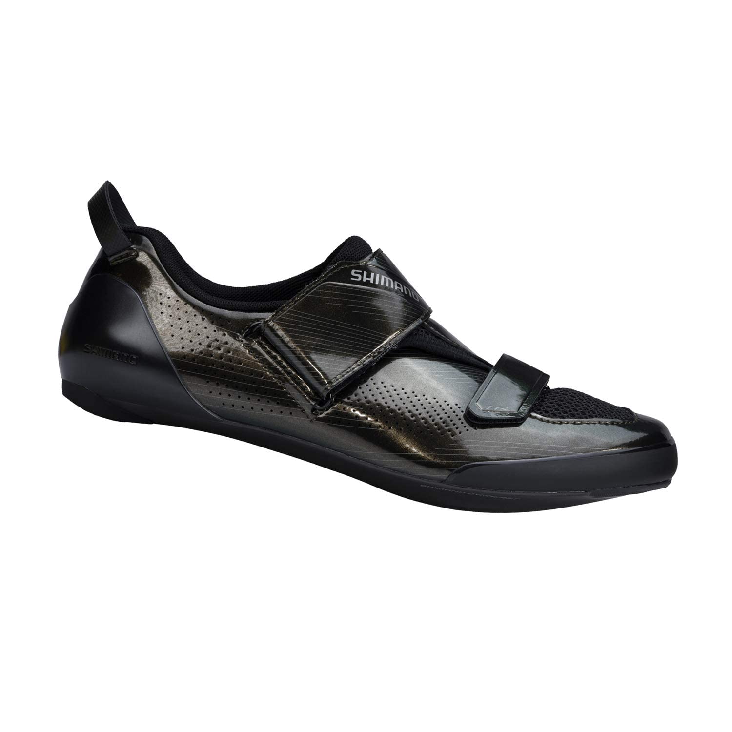 SHIMANO SH-TR901 Pro Triathlon Racing Shoe Dedicated to Speed and Efficiency, Black Pearl, 12-12.5 Men (EU 48)