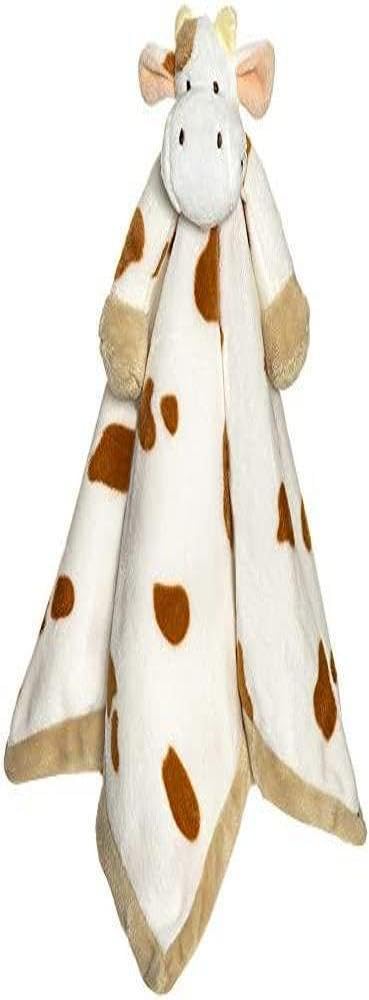 Teddykompaniet Diinglisar Lovely Pet Cow Unisex Plush Fleece Baby Blanket with Cow Comforter Soft Cuddle Plush Sleep Toys | Birthday Gift for Baby Child Toddler |Ages 0+