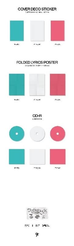fromis_9 1st fromis_9 'Unlock My World' Album [imagine ver.]+Pre Order Benefits+BolsVos Exclusive K-POP Inspired Digital Merches (Goal Setting Planner, Sticker Pack)