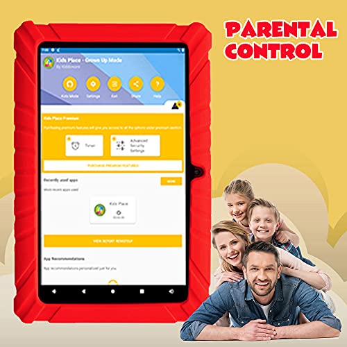 Contixo V8 Kids Tablet, 7" Kids Learning Tablet Bundle - Parental Control, WiFi Dual Camera, Teacher Approved Tablet for Kids, Kids Bluetooth Headphone & Tablet Bag - Pink Set