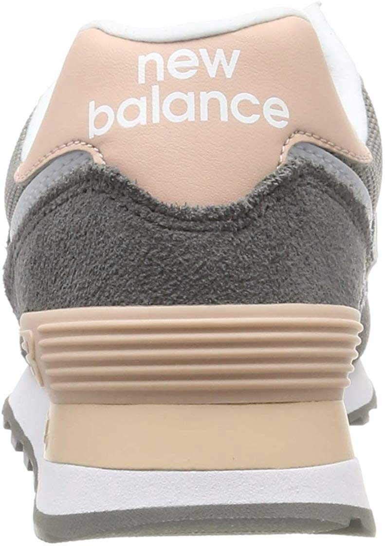 New Balance Women's 574 V2 Classic Suede Sneaker, Light Blue/Varsity Red, 7