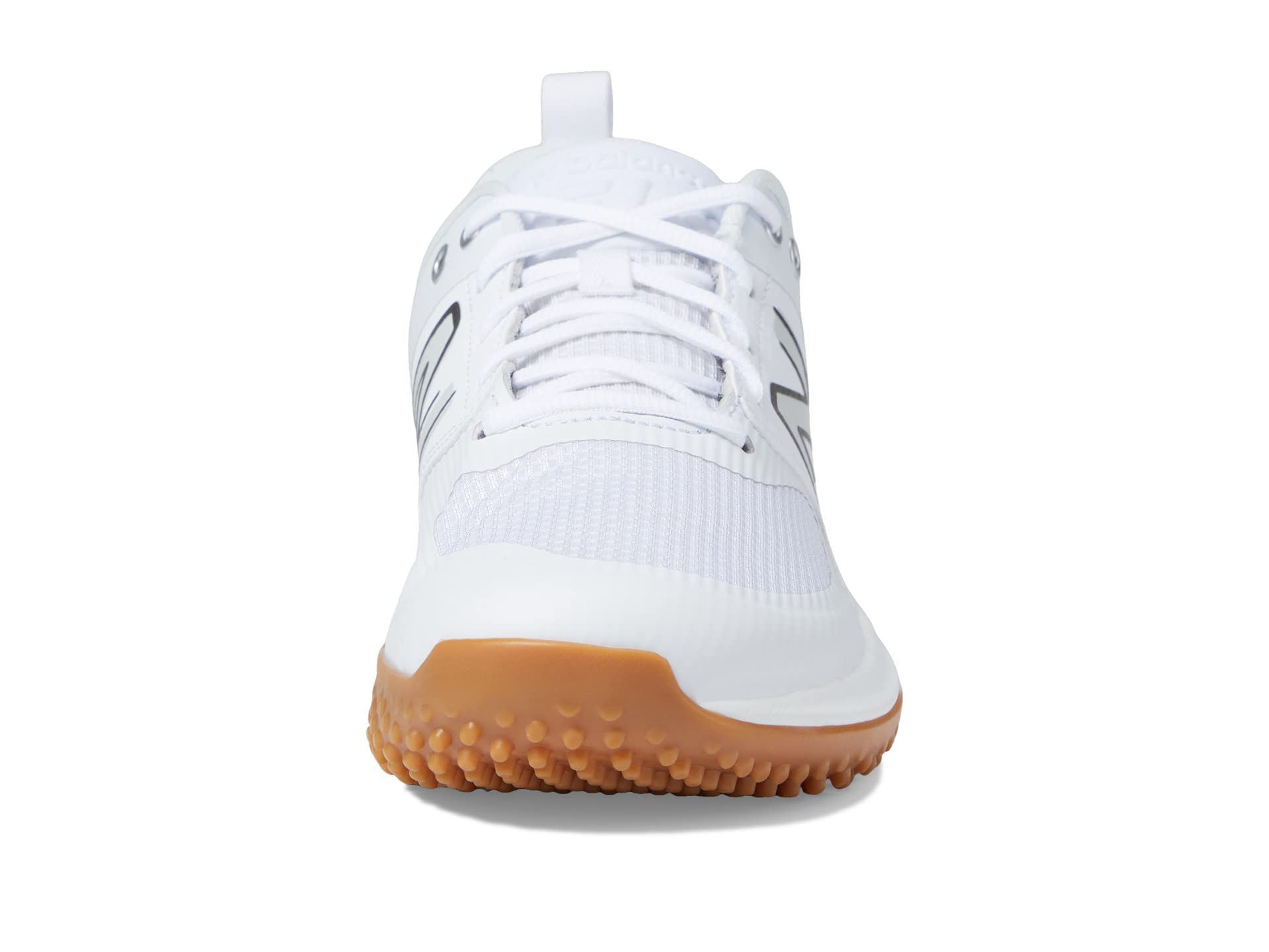 New Balance Women's Fresh Foam Velo V3 Turf-Trainer Softball Shoe, White/White, 8.5