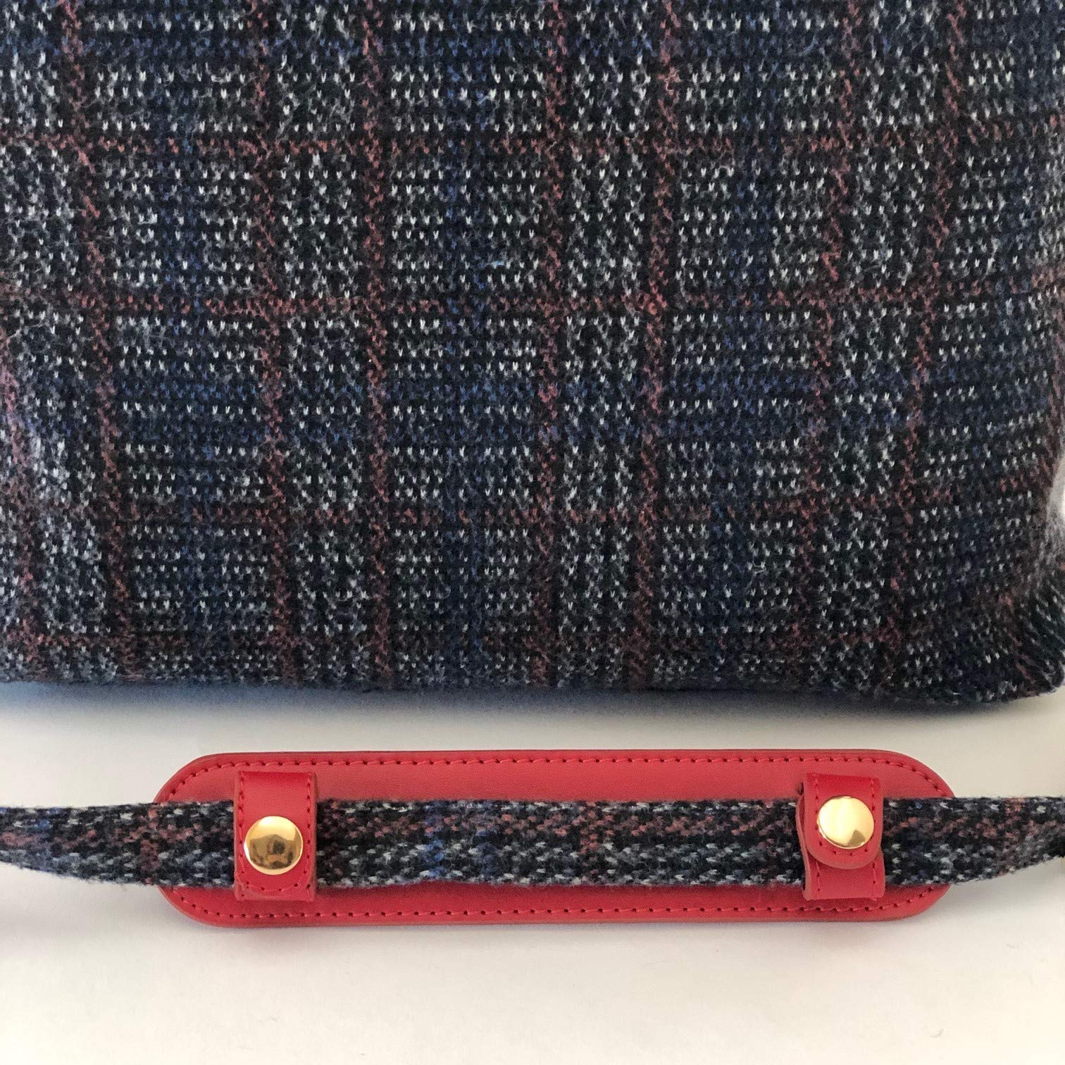 Shoulder Strap Pad for Designer Trendy Bags (Red)