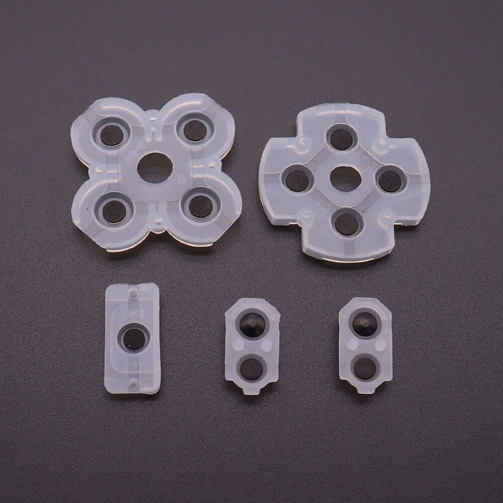 OCity Silicone Conductive Rubber Pads Replacement for PS4 JDM 055 JDS 055 JDM 050 JDM 055 Controller Buttons Repair Part