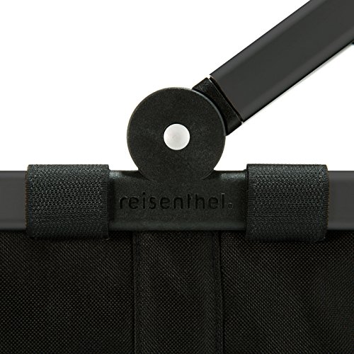 reisenthel carrybag frame black/black - Sturdy shopping basket with plenty of storage space and practical inner pocket - water-repellent
