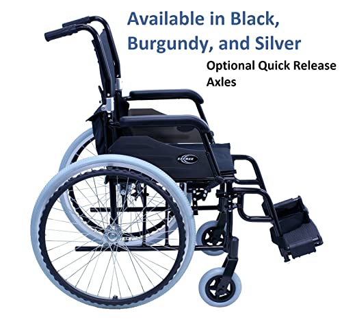 Karman 24 pounds LT-980 Ultra Lightweight Wheelchair Black