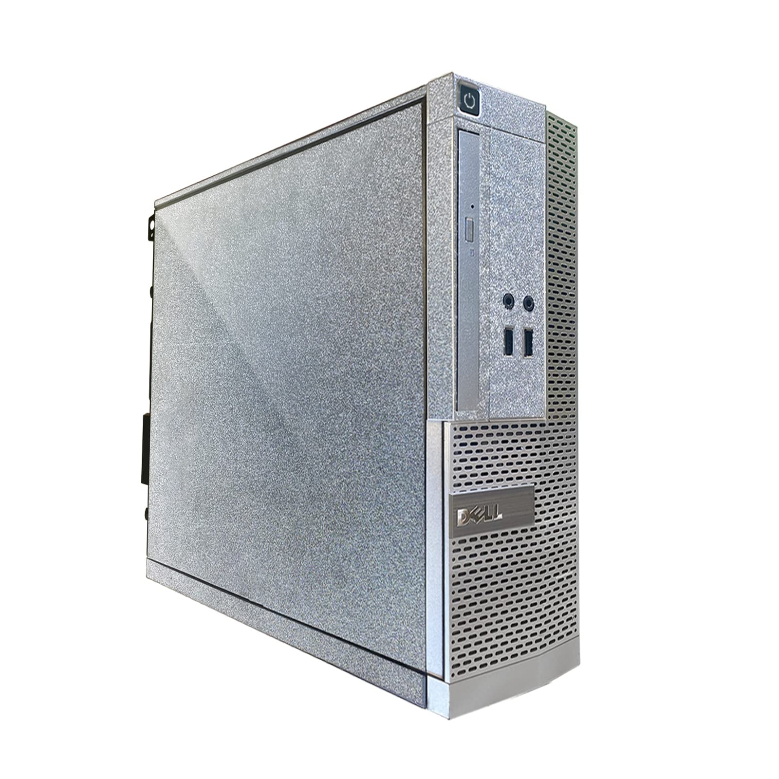 Dell PC Desktop Computer Silver Treasure Box – Intel Quad Core i5 up to 3.60GHz, 16GB Memory, 512GB SSD, WiFi & Bluetooth, Keyboard & Mouse, DVD, Windows 10 Pro 64-bit (Renewed)