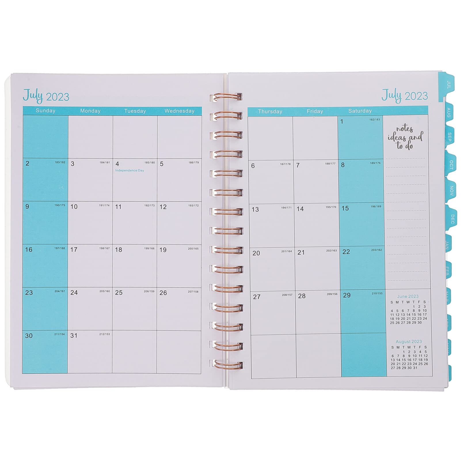 Cabilock 2023 Agenda Book Spiral Notepad Note Taking Notebook Work Notepad Floral Note Pads Planner Notebook Writing Journal Notebook Note Supplies Office Accessory Time Management Notepad