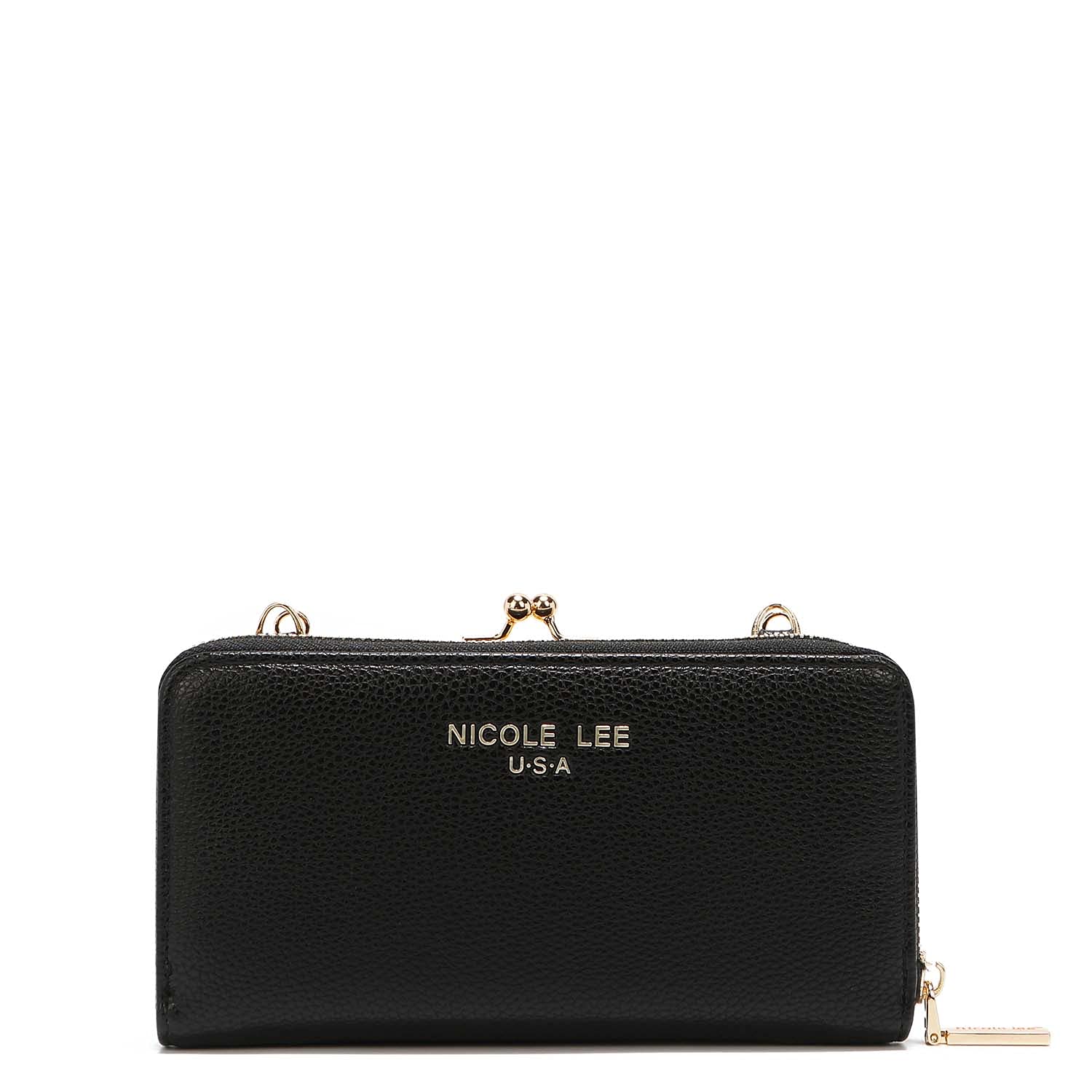 Nicole Lee Signature Kiss Lock Crossbody Wallet (JOURNEY OF STEPHANIE)