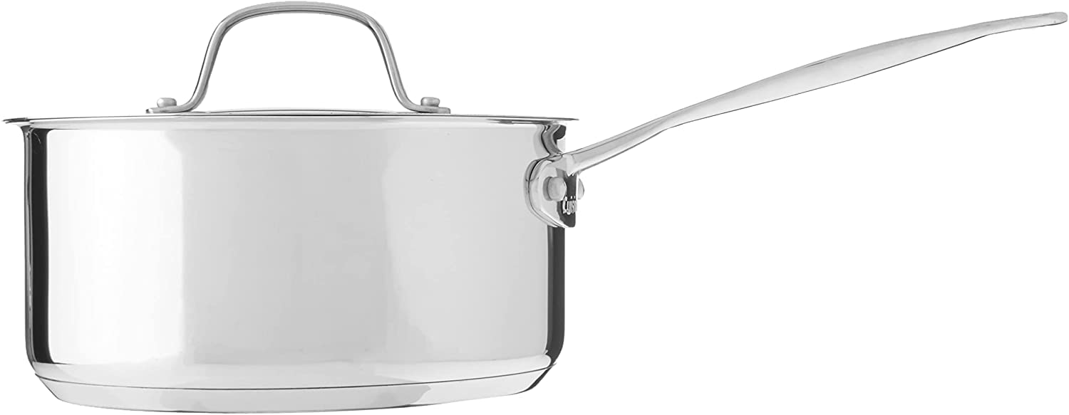 Cuisinart 722-24 10-Inch Chef's-Classic-Stainless-Cookware-Collection, Open Skillet & 7193-20 3-Quart Chef's-Classic-Stainless-Cookware-Collection, Saucepan w/Cover