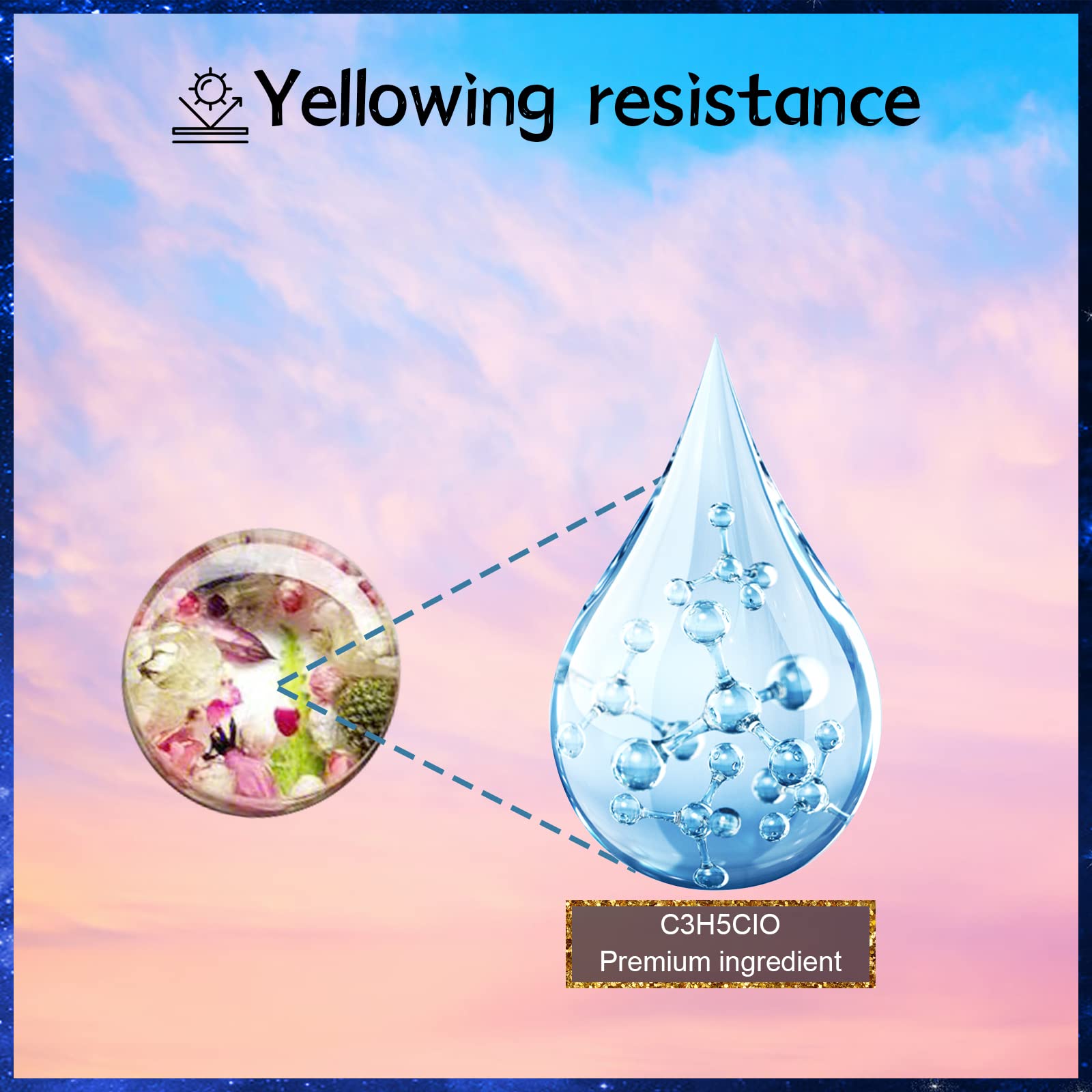 Bsrezn 500g UV Resin Hard, Crystal Clear UV Cure Epoxy Resin Kit Premixed Resina UV Transparent Solar Activated Glue for Jewelry Making Fast Curing High Gloss