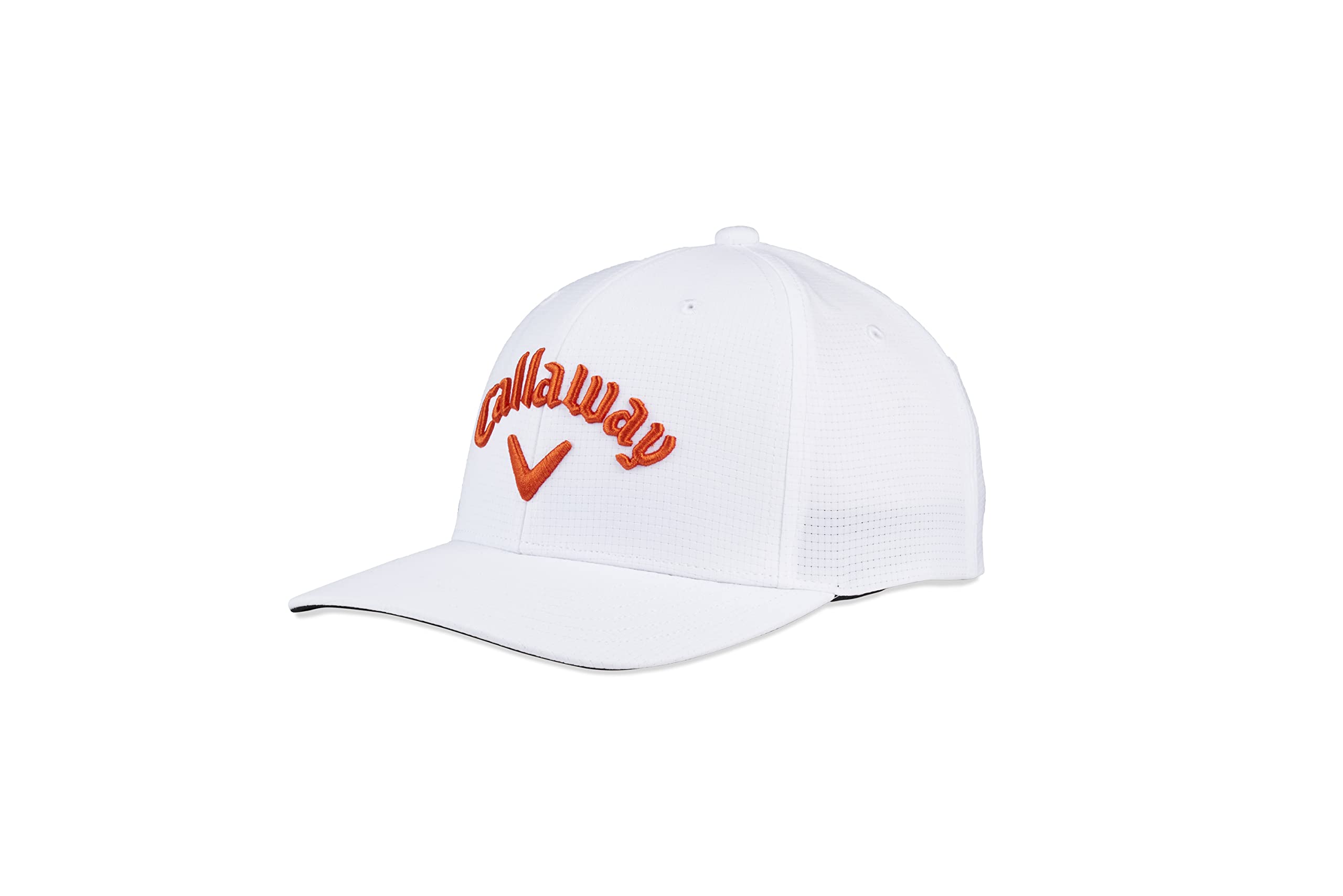 Callaway Golf Performance Pro Tour Cap Collection Headwear (OS, White/Orange)