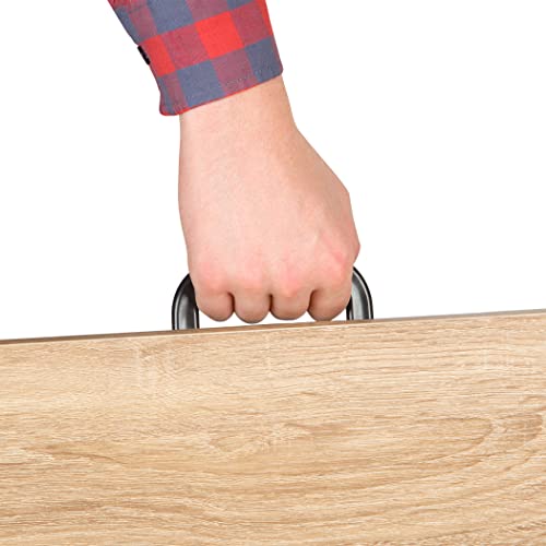 Lap Desk Foldable β Bed Tray for College Dorm and Home β with Handles and Foldable Legs - Perfect Laptop Desk β Perfect for Writing, Eating, Working, Studying - Wood Top Bed Table