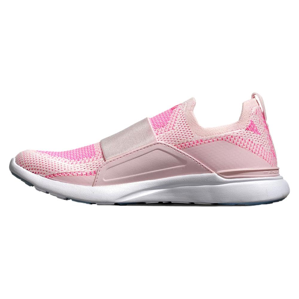 Athletic Propulsion Labs Women's Techloom Bliss Shoe, Bleached Pink/Fusion Pink/White, 8