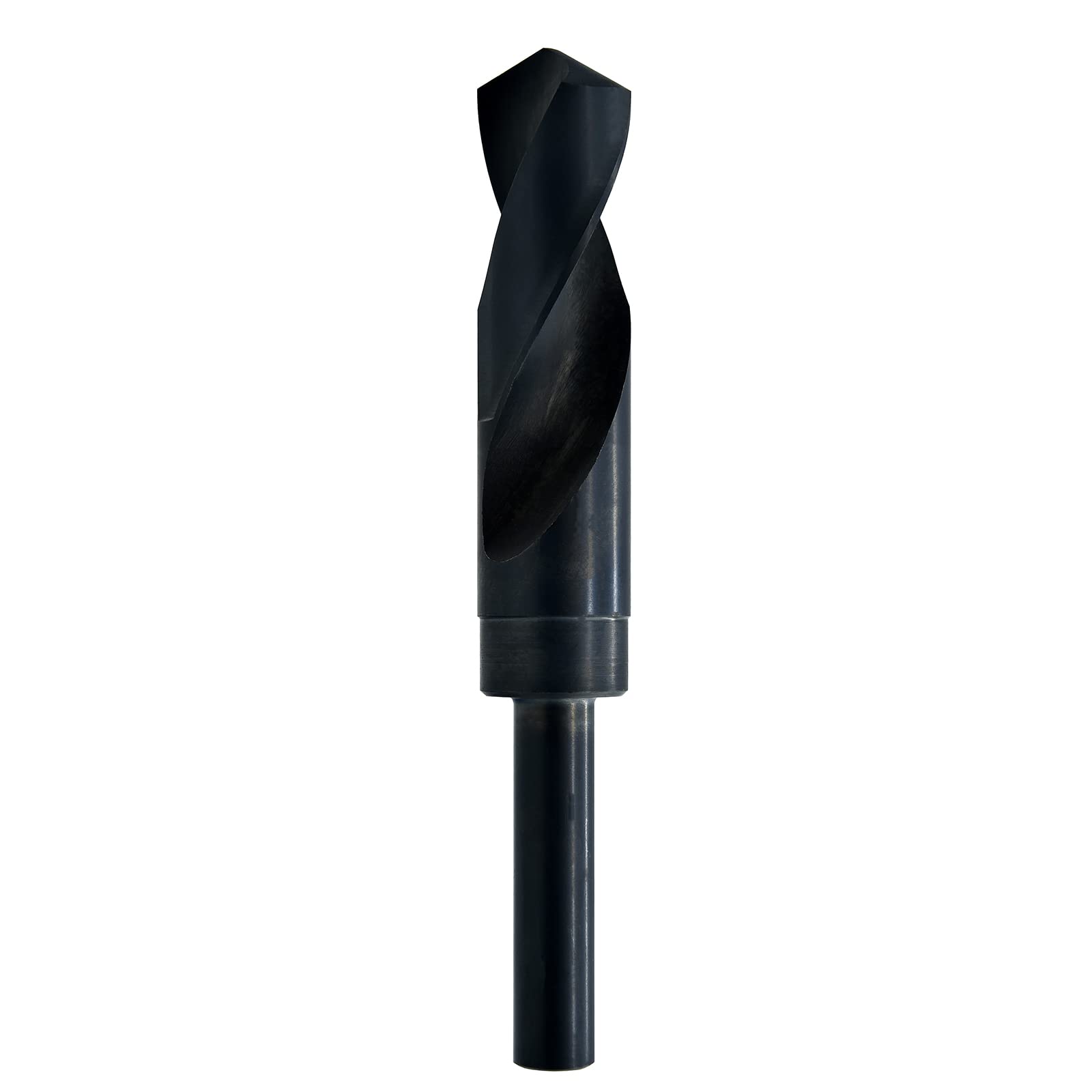 MAXTOOL 31/32" Silver and Deming Drill Bits HSS M2 S & D Drill Bits Prentice Twist Drills Black Oxide 1/2" Reduced Shank 6" OAL; SD02B00R062