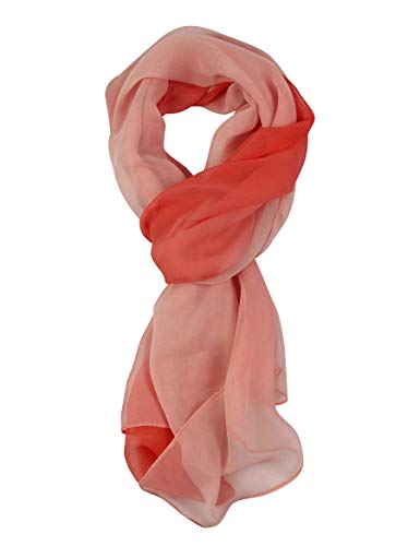 PANTONIGHT Women's Multicolor Chiffon Scarf Watermelon Shaded Colors lightweight Scarf (COL 707)