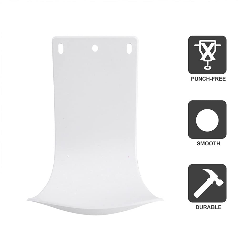 Cabilock 2Pcs Plastic Water Tray foaming soap Dispenser soap Dispenser drip Catcher soap Dispenser Bracket soap drip Catcher Plastic Tray Hotel Droplet Trays Spray soap Holder abs White
