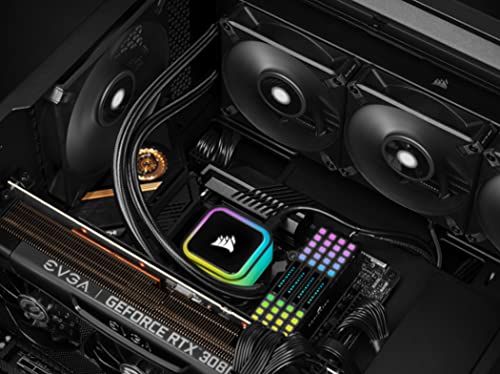 Corsair AF140 Elite, High-Performance 140mm PWM Fluid Dynamic Bearing Fan with AirGuide Technology (Low-Noise, Zero RPM Mode Support) Single Pack - Black