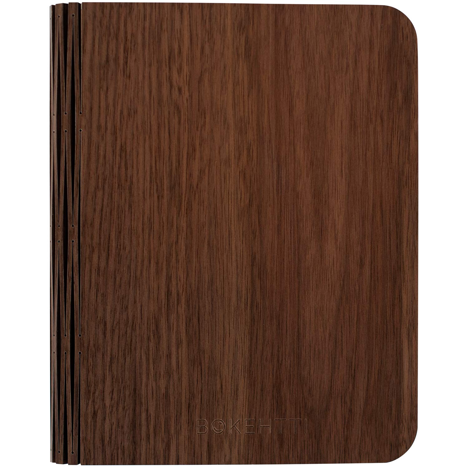 Bokehtti LED Real Wood Book Lamp (8.5 x 6.6") Includes Leather Hanging Strap and USB Cable - Versatile Reading Lantern, Photography Prop or Flashlight - Portable Light for Emergencies and Outdoor Use