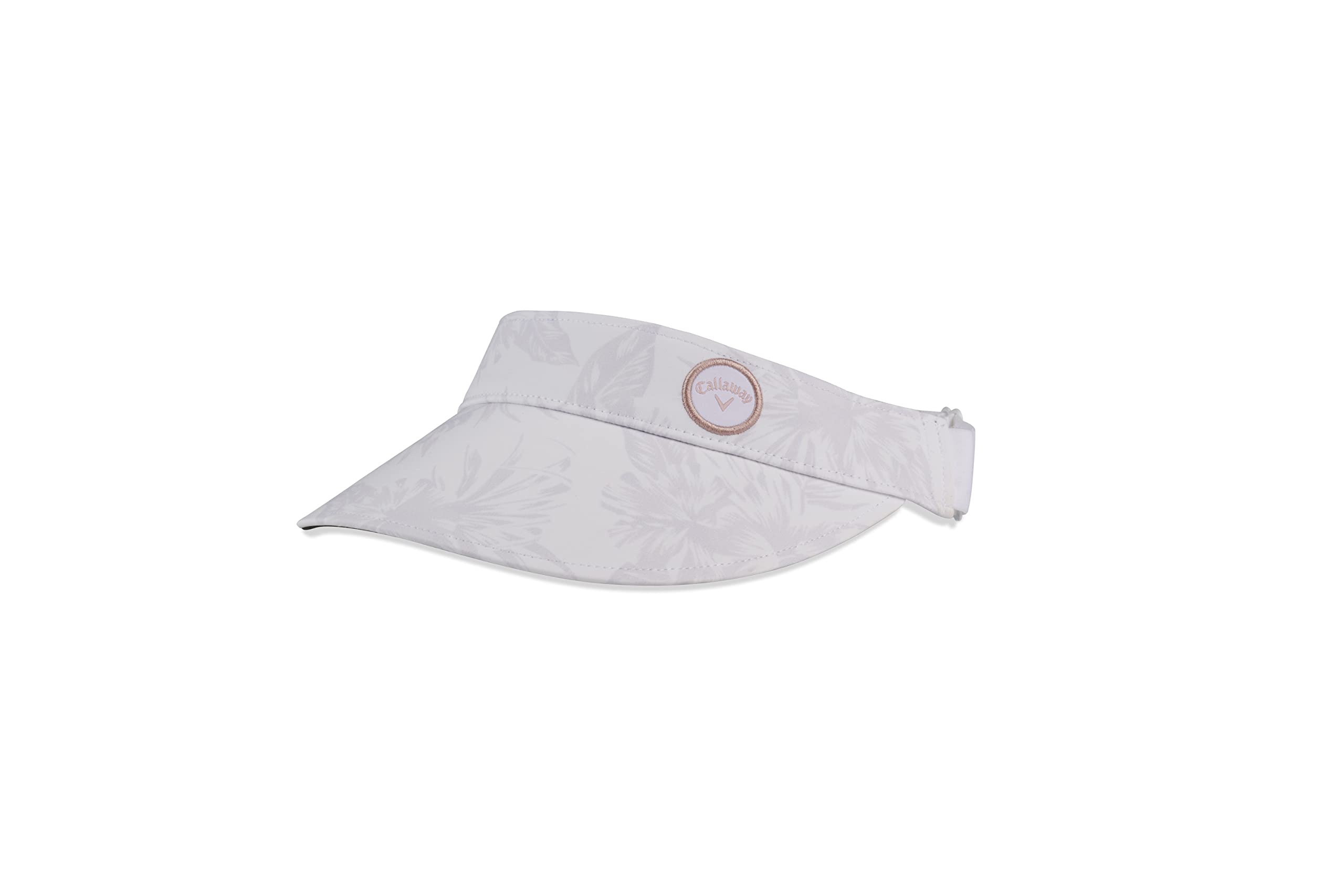 Callaway Golf Women's See The Break Visor Collection Headwear (White Tropical)