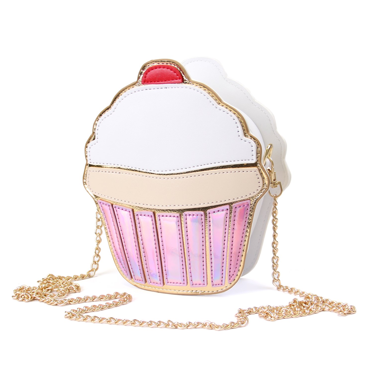 LUI SUI Girls Cupcake Crossbody Handbag Popcorn Hamburger Purse Small Purse Women Cellphone Shoulder Bag
