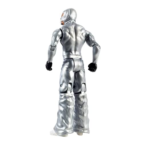 WWE Mattel Rey Mysterio Action Figure Series 121 Action Figure Posable 6 in Collectible for Ages 6 Years Old and Up,Multi