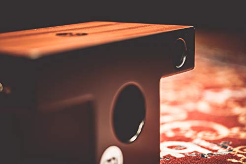Meinl Pickup Slaptop Cajon Box Drum with Internal Snares and Forward Projecting Sound Ports - NOT MADE IN CHINA - Mahogany Playing Surface, 2-YEAR WARRANTY (PTOPCAJ4MH-M)