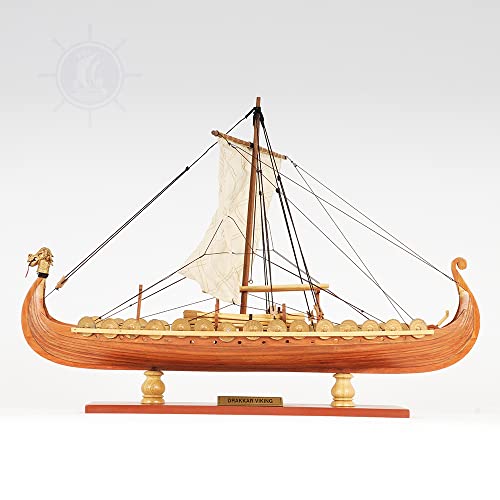 Old Modern Handicrafts Handicrafts Drakkar Viking Collectible, Small