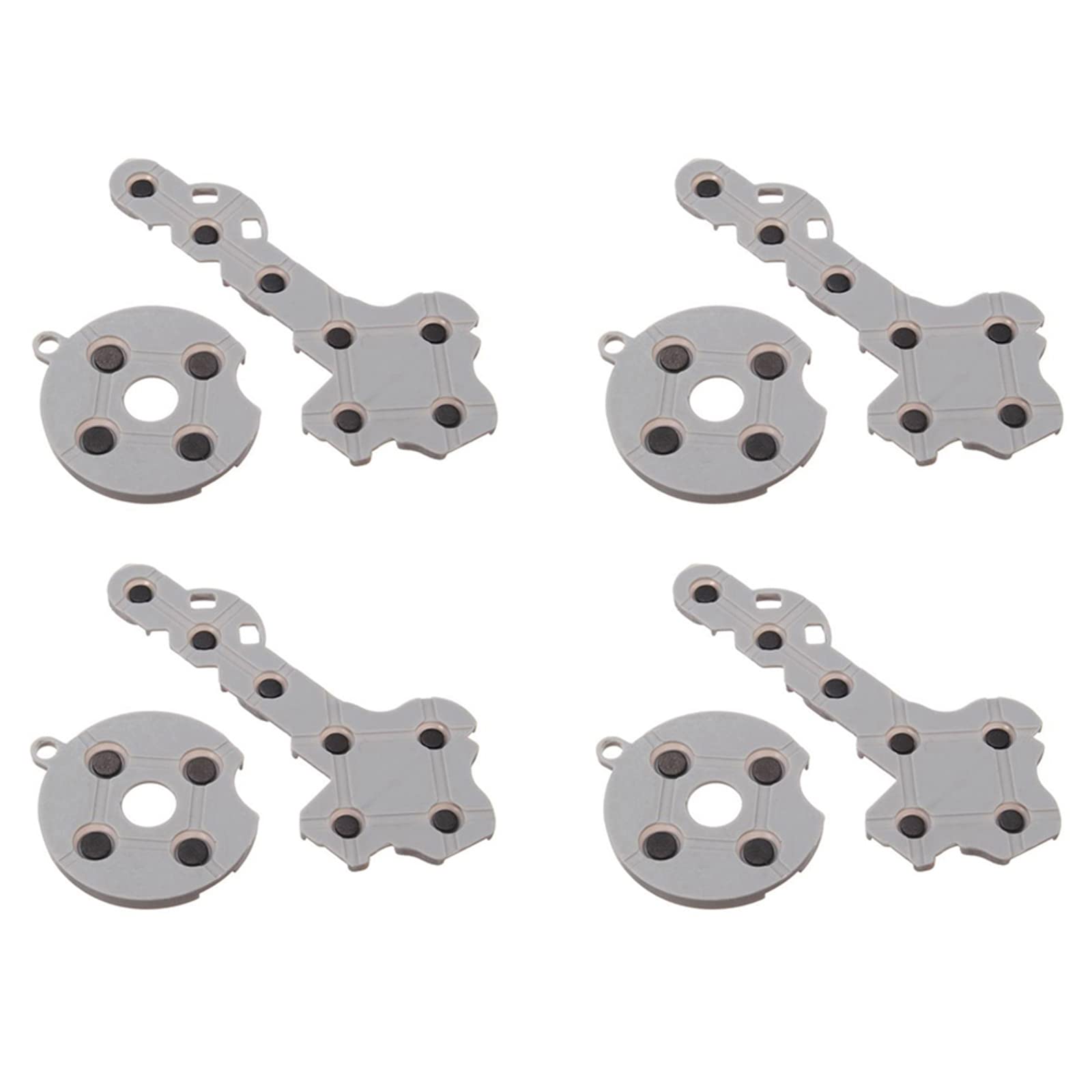 Onyehn 4 Sets Silicone Conductive Rubber Pads Button D-Pad for Xbox 360 Controller Buttons Repair Replacement Part