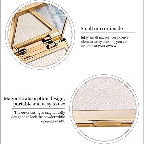CATKIN Face Highlighter Makeup Champagne Shimmer Pearls Contour Translucent Pearl Shading Makeup Palette Powder Shine Ultra-Smooth Radiant Illuminator For Face Cheekbone C01