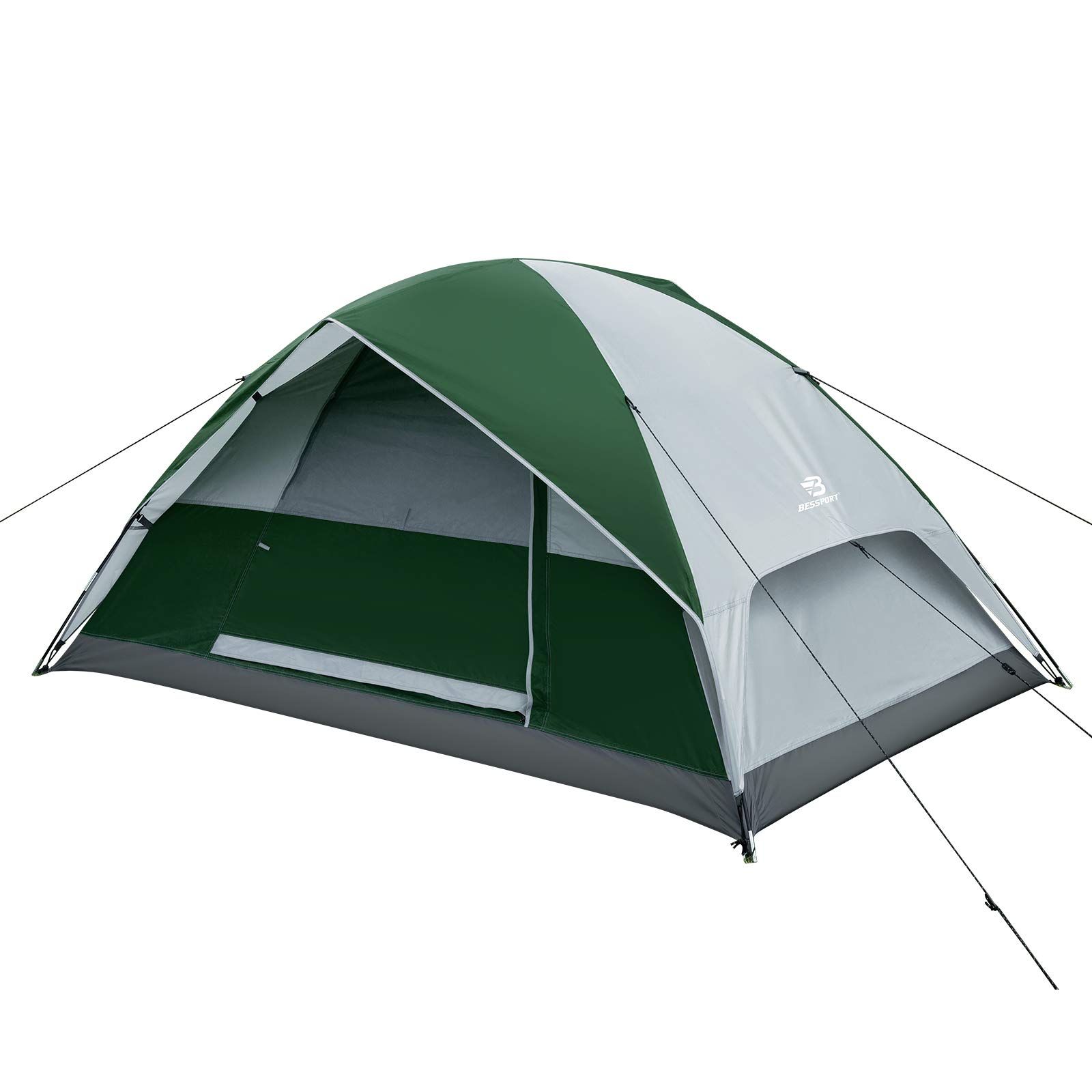 Bessport Camping Tent 2 Person Backpacking Tent Waterproof Lightweight Easy Setup Tent with Two Doors for Outdoor, Hiking Mountaineering Travel