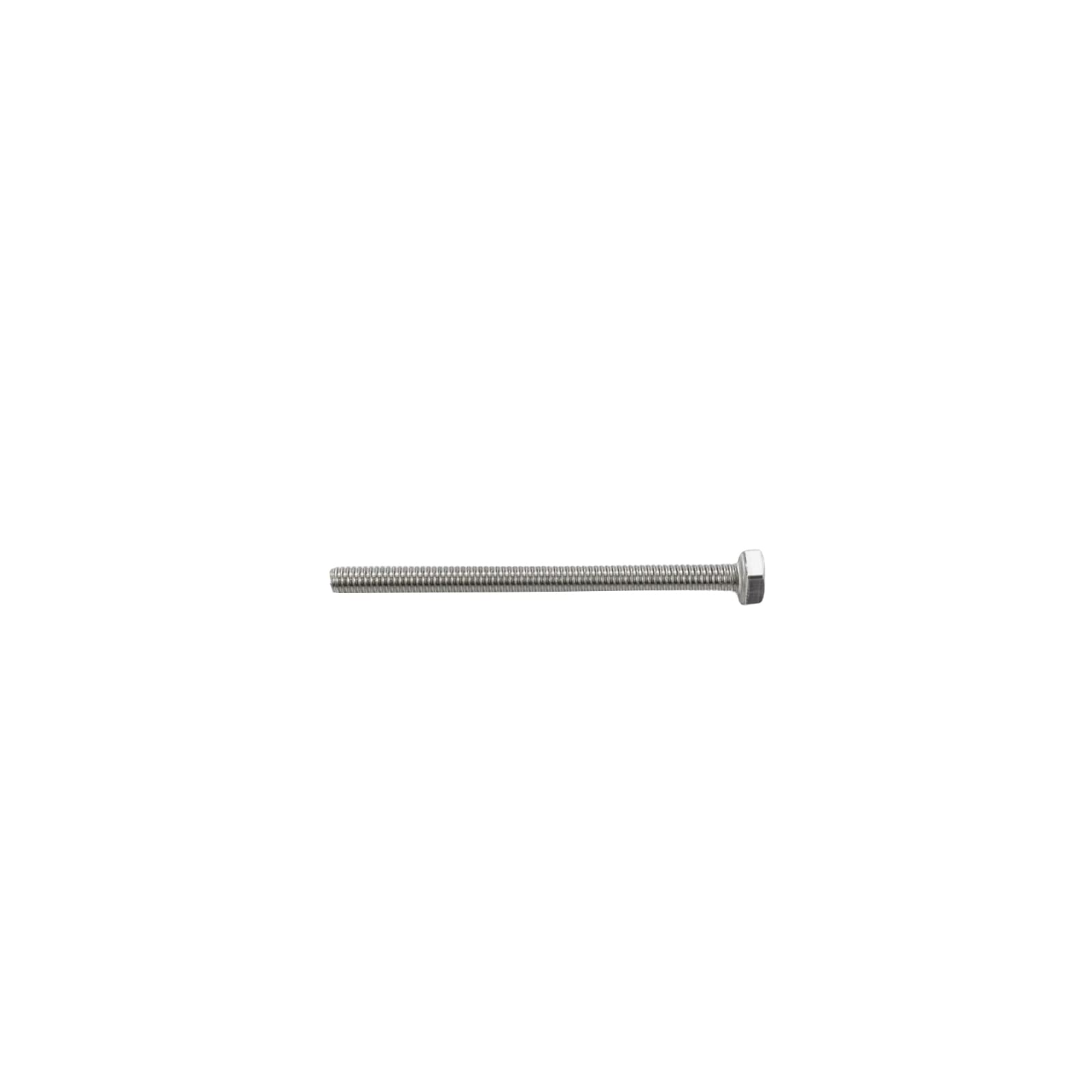 Dahszhi M4x50 Hex Bolts Stainless Steel Hex Head Screw Bolts,Screw Pitch 0.7mm Fully Threaded Hex Tap Bolts 50Pcs