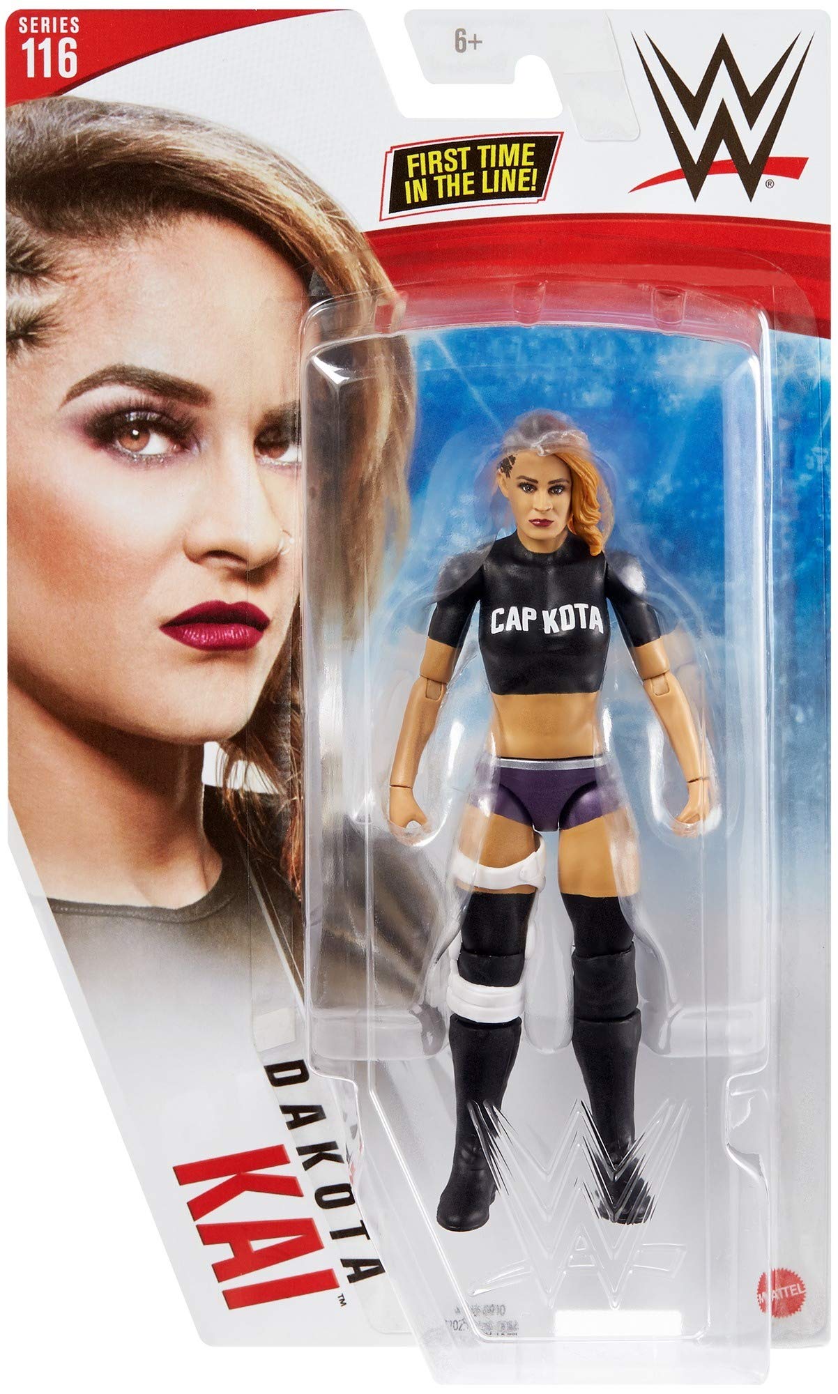 WWE Dakota Kai Action Figure, Posable 6-in Collectible for Ages 6 Years Old & Up