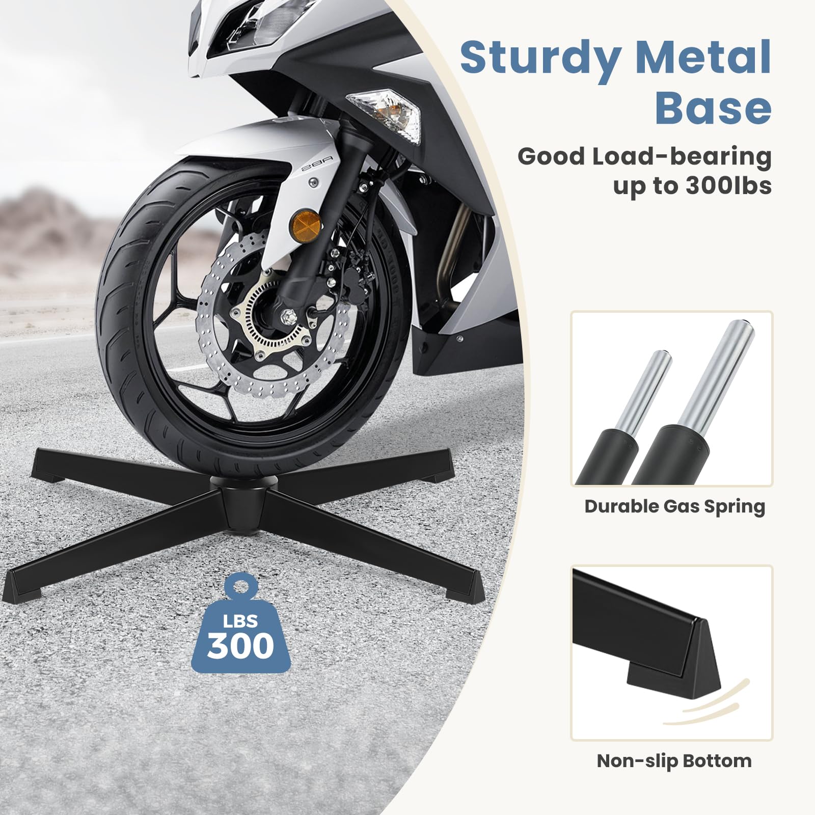 DUMOS Cross Legged Armless Wide Wheels, Modern Home Office Desk Swivel Adjustable Vanity Chair, Leather Black