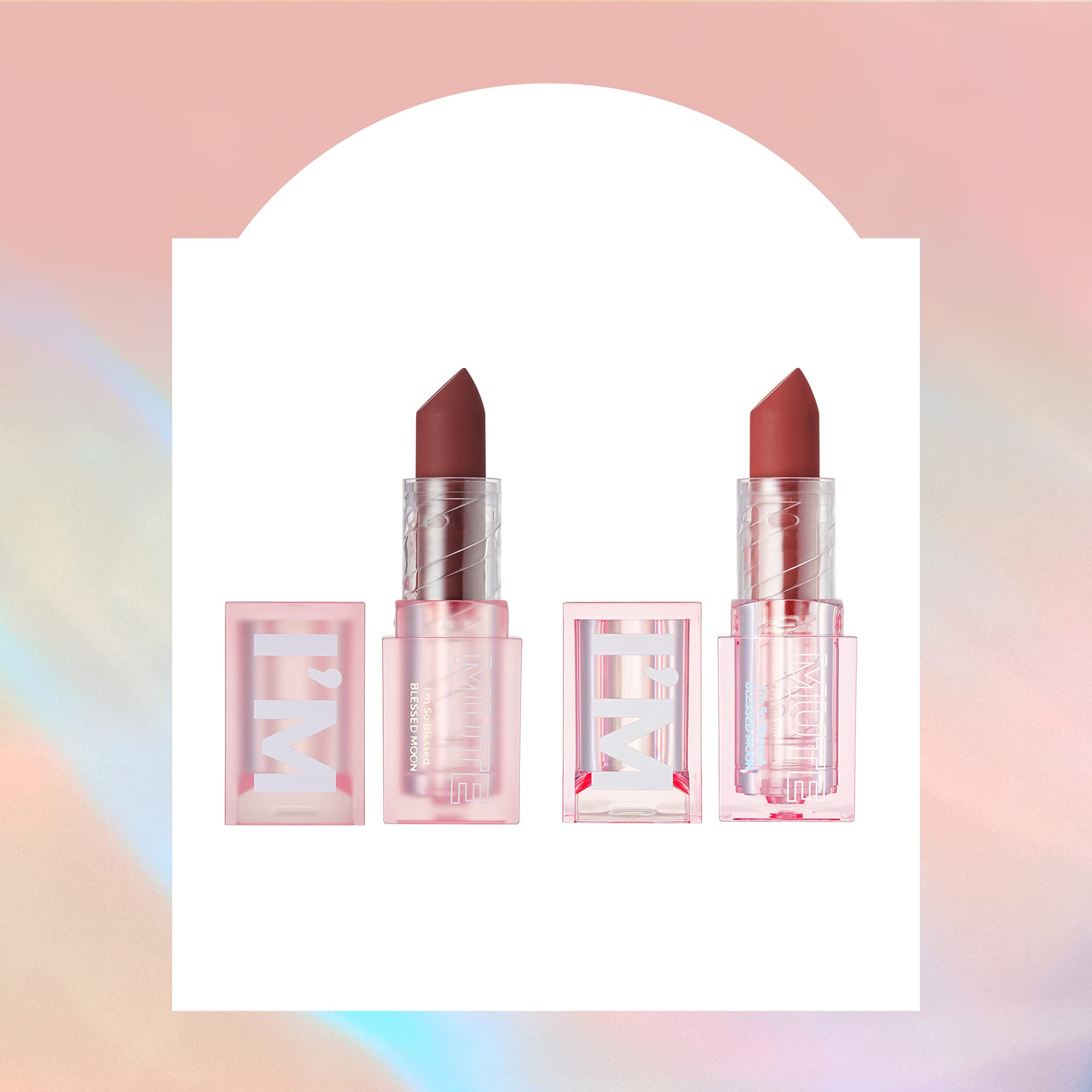 BLESSED MOON The Blessedmoon I'm MUTE Lip Stick IN&OUT Set