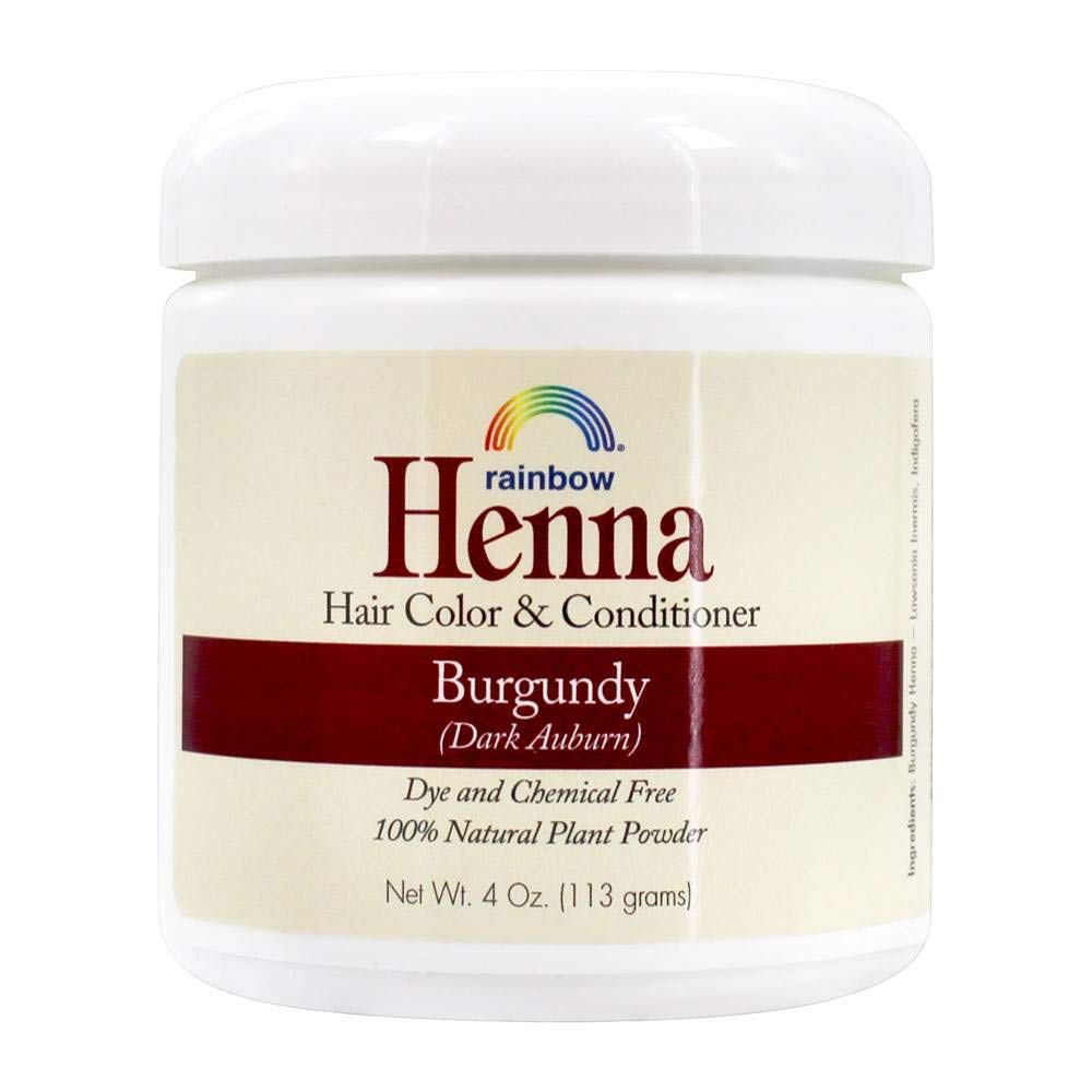 Rainbow Research Henna Hair Color and Conditioner, Persian Burgundy Dark Auburn, 4 Ounce