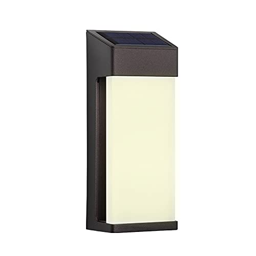 YanFeng Outdoor Wall Light, Automatic Security Sensor Wall Light, Waterproof Exterior Wall Sconce Lamp Warm White Light Wall Mount Porch Lights for Home Garden Courtyard Hallway Balcony