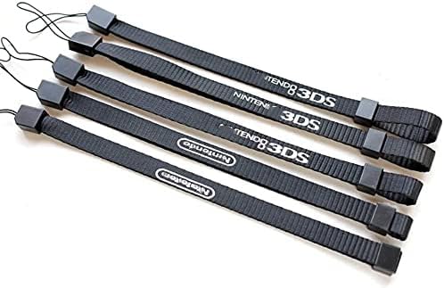 Ocity 4 x Wrist Straps Lanyard For Nintend 3DS New 3DS and 3DSLL New 3DS LL NDS NDSL NDSI (5pcs Black)