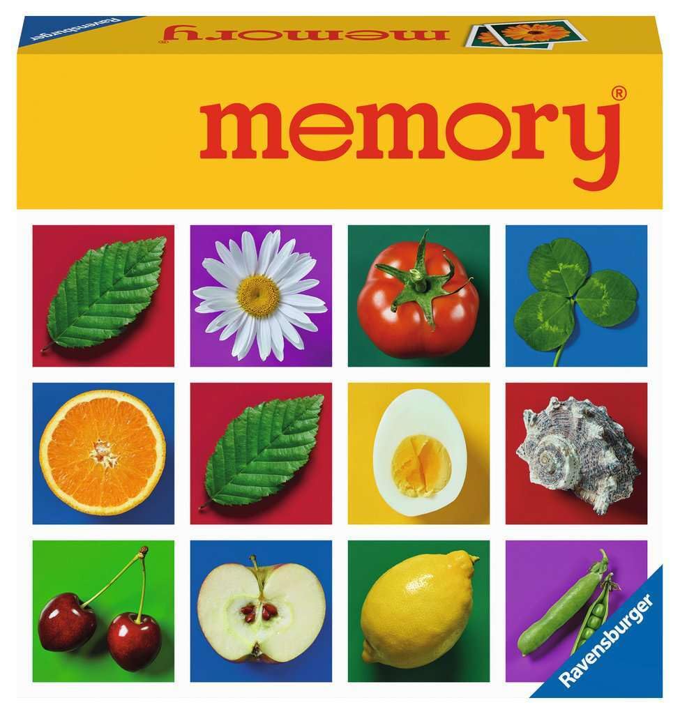 Ravensburger Classic Memory Game - Matching Picture Snap Pairs for Kids Age 6 Years Up