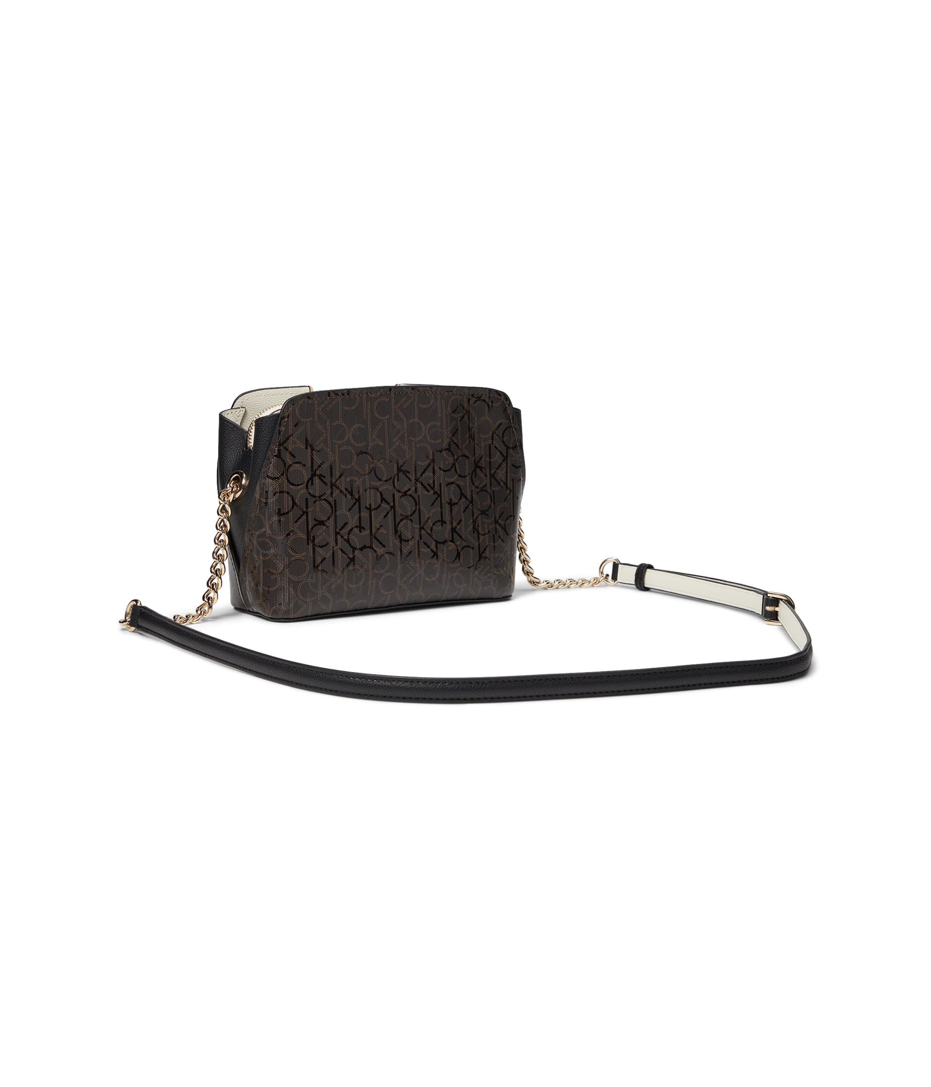 Calvin Klein Finley Crossbody Brown/Khaki/Salsa One Size