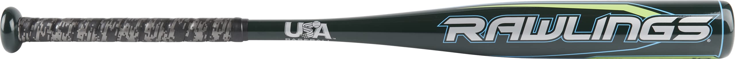 Rawlings | RAPTOR Baseball Bat | USA | -10 | 1 Pc. Aluminum | Dark Green | 29 inch