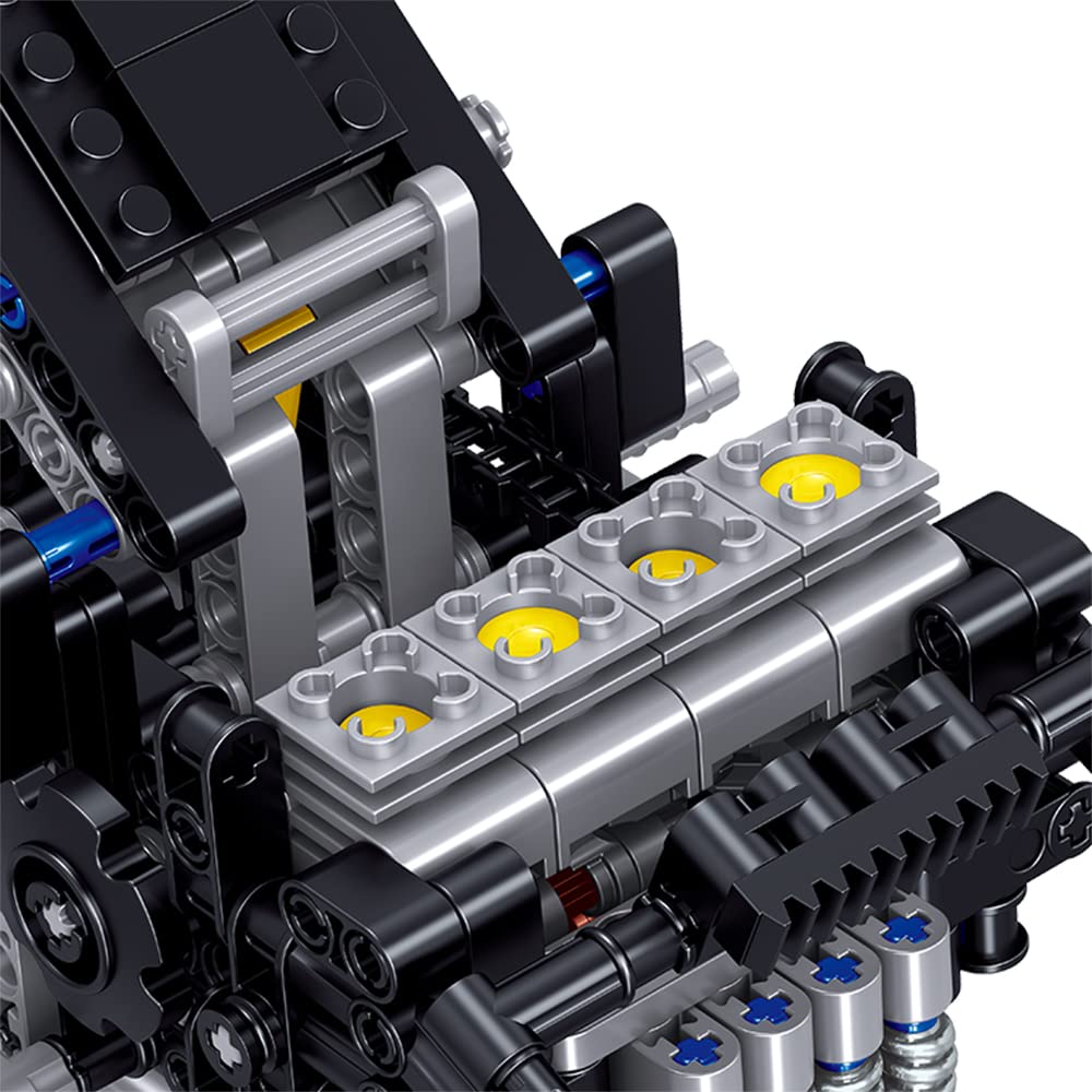 DAHONPA 0479 Motorcycle Building Bricks Set, 579 Pieces Model Toy, Gift for Kid and Adult.